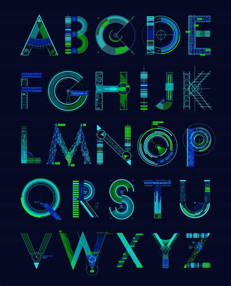 Tencent Teg Code Challenge Typography Alphabet Design