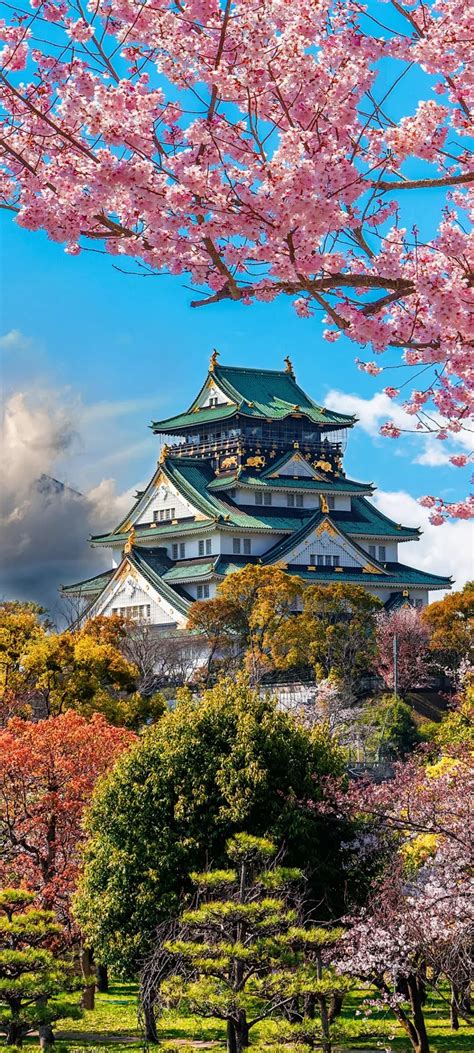 大阪城堡——天守阁 花瓣网