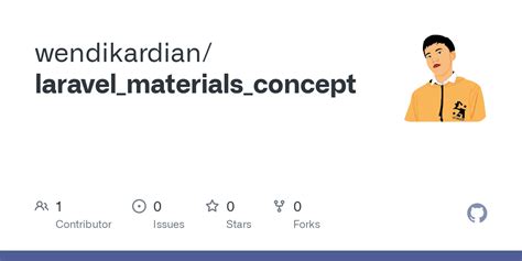 Github Wendikardianlaravelmaterialsconcept