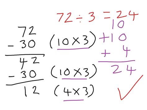 Showme Division Chunking