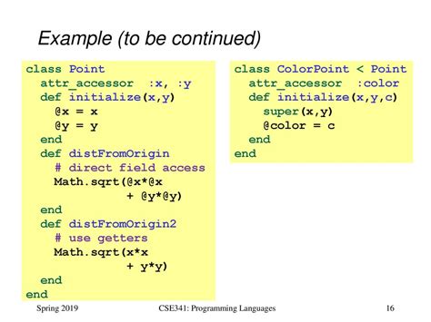 Cse341 Programming Languages Lecture 20 Arrays And Such Blocks And