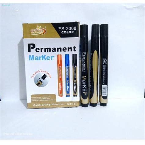 Jual Esco Spidol Permanent Marker Shopee Indonesia