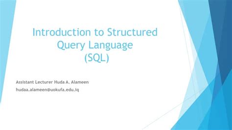 introduction to structured query language pdf databases computer