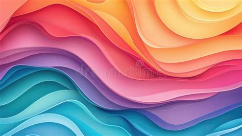 Illustrate A Bold And Colorful Abstract Pattern With Overlapping