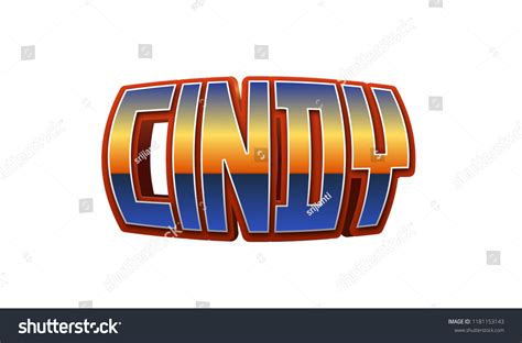 Cindy Popular Nick Name Arround World Stock Illustration 1181153143 Shutterstock