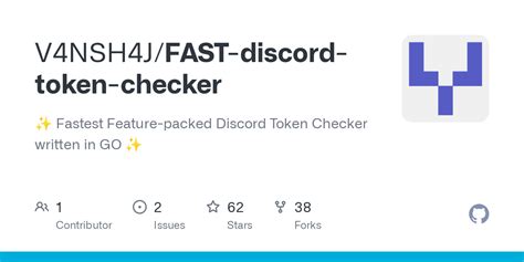 GitHub V NSH J FAST Discord Token Checker Fastest Feature Packed Discord Token Checker
