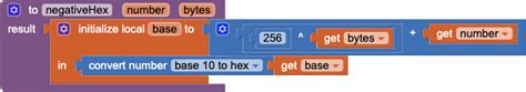 Convert Number From Decimal Do Hex Mit App Inventor Help Mit App