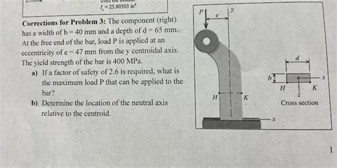 Solved Corrections For Problem 3 The Component Right Has