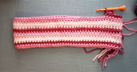 Enids Snood Free Crochet Pattern Pink Sheep Design