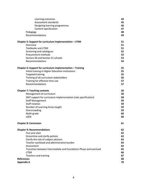 Curriculum Implementation Review Report 2009 Pdf Education Industry Industries