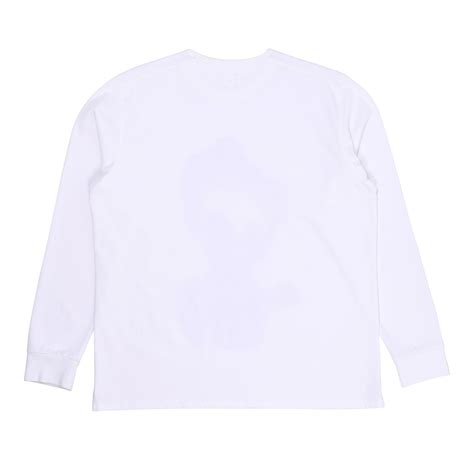 Pop Trading Company X Rop Long Sleeve T Shirt White Popaw22 02 025