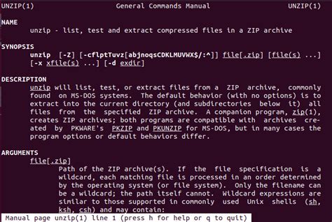 Linux常用命令46——unzip解压缩zip格式文件linux Unzip Csdn博客