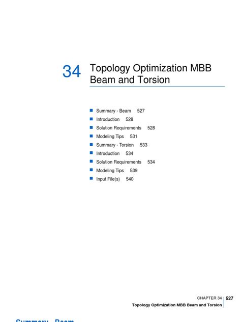 Topology Optimization Mbb Beam And Torsion Pdf Mathematical Optimization Beam Structure Topology Optimization Mbb Beam And Torsion Pdf Mathematical Optimization Beam Structure