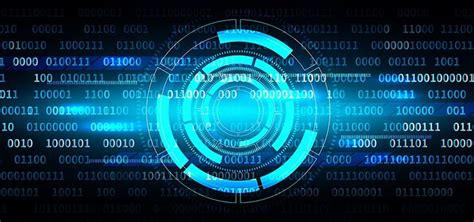 Circle Data Code Abstract Style Background Circle Data Code