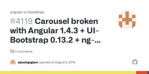 carousel broken with angular 1 4 3 ui bootstrap 0 13 2 ng animate modal dialog · issue
