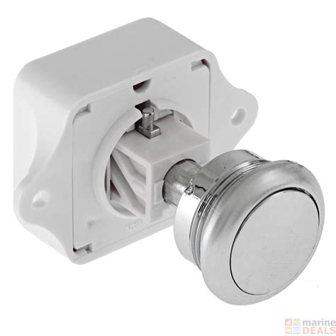 Buy Push Button Cabinet Latch Chrome Online At Marine Deals Com Au