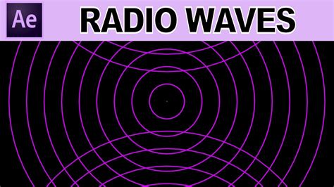 Mastering Motion Graphics A Comprehensive Guide To Using The Radio Waves Effect In Adobe After