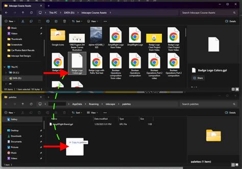 How To Create A Custom Color Palette In Inkscape Davies Media Design