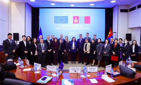 Монгол Улс Европын Холбооны хамтын ажиллагааны Хамтарсан хорооны хуралдааны дүнгээрх хамтарсан