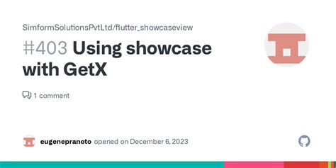 Using Showcase With Getx · Issue 403 · Simformsolutionspvtltdflutter
