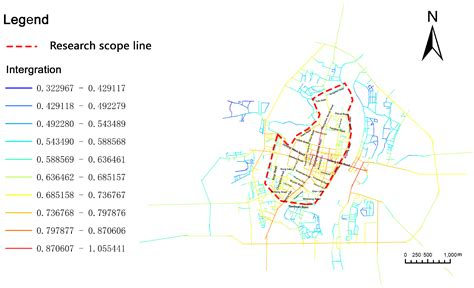 Research On Urban Street Network Structure Based On Spatial Syntax And Poi Data
