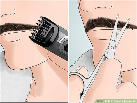 Ways To Shave A Mustache WikiHow