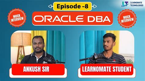oracle dba mock interview episode 08 interview questions for freshers learnomate