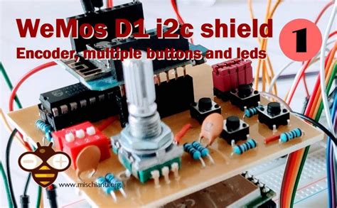 Wemos D1 Esp8266 With Pcf8574 Multiplexer To Manage Encoder Buttons