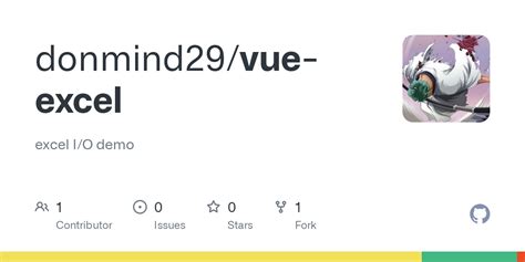 GitHub Donmind29 Vue Excel Excel I O Demo