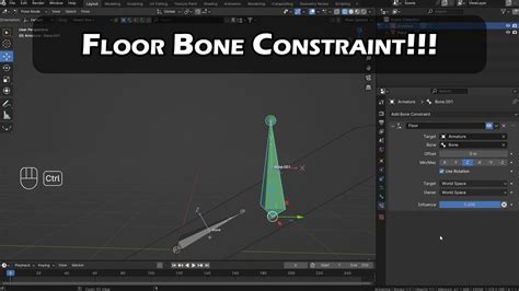 floor bone constraint blender youtube