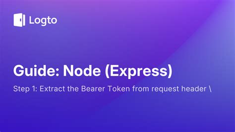 Guide Node Express Logto Docs