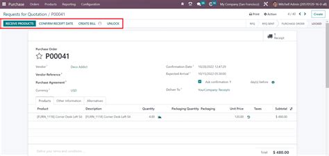 Purchase Order In Odoo 16 Purchase Odoo V16 Enterprise Edition Book