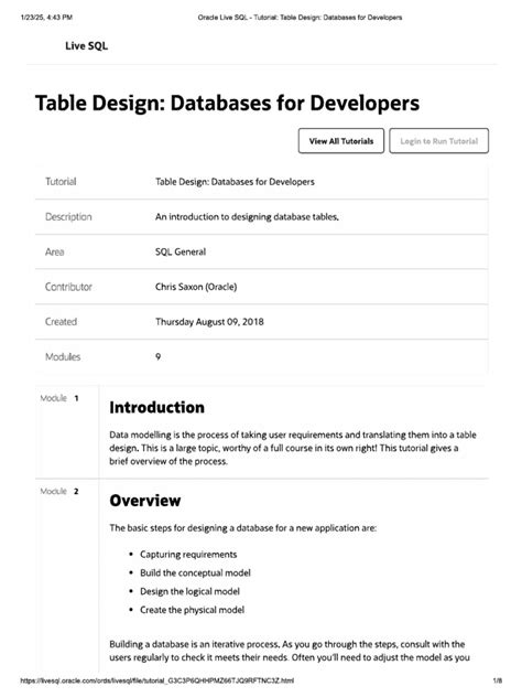 sql1 table design pdf