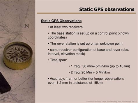 PPT Lecture Application Of GNSS In Surveying PowerPoint Presentation ID
