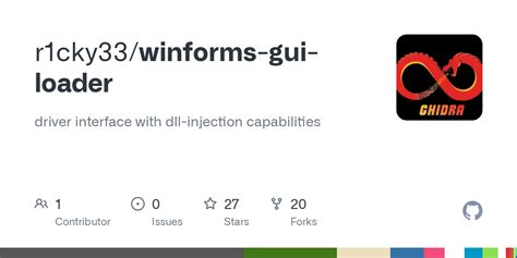 Github R1cky33winforms Gui Loader Driver Interface With Dll