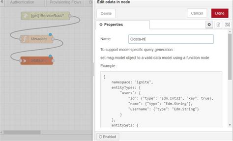 Create Odata 40 Service Igniteconnex
