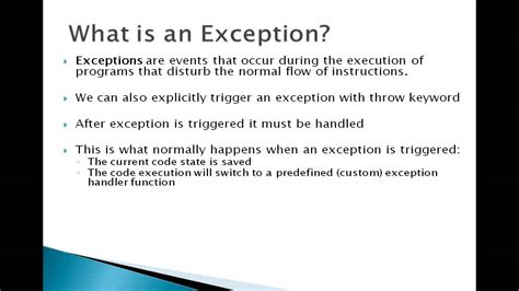 cs310 php exception handling in hindi urdu part 74 youtube