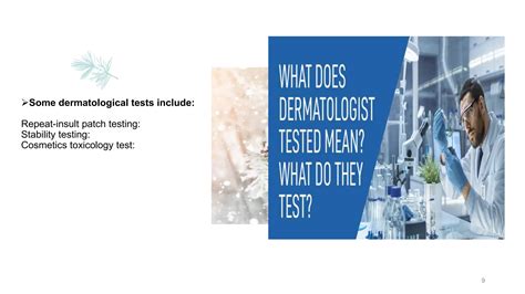 Dermatological Testing As Perbispecification Pptx