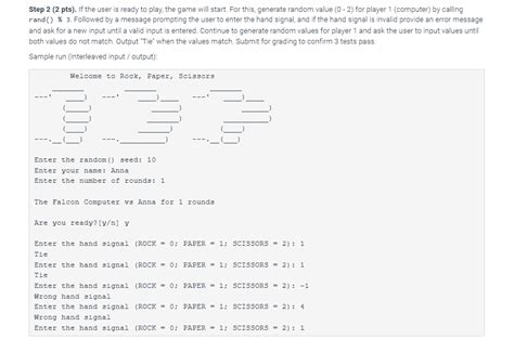 Solved Program Specifications Write A Program To Play An
