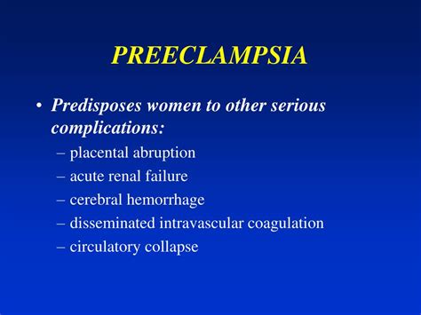 Ppt Preeclampsia Powerpoint Presentation Free Download Id6651778