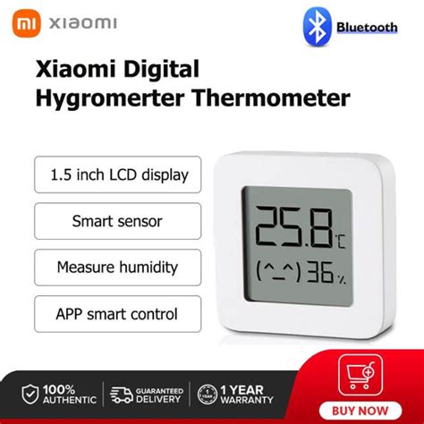 Xiaomi Mi Home Digital Lcd Temperature Humidity Sensor Monitor 2 Smart Bluetooth Digital