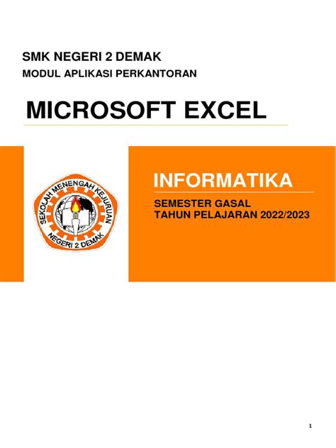 modul microsoft excel pdf