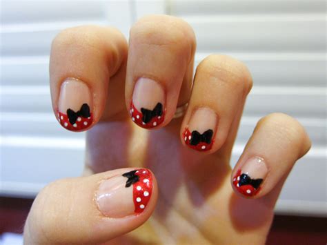 Minnie Mouse Chalkboard Nails Phoenix Arizona Nail Artist