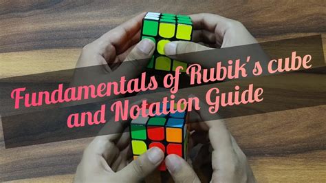 Fundamentals Of Rubiks Cube With Notation Guide Youtube Fundamentals Of Rubiks Cube With Notation Guide Youtube