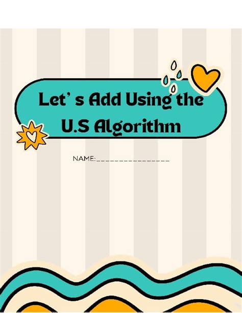 Adding Using The U S Algorithm By Aichetou Diarra Tpt