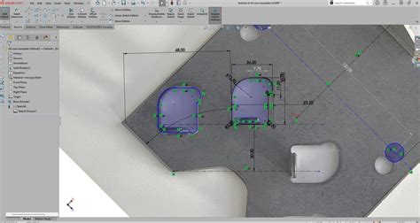 Copy And Paste Sketchessketch Entities With Dimensions Rsolidworks