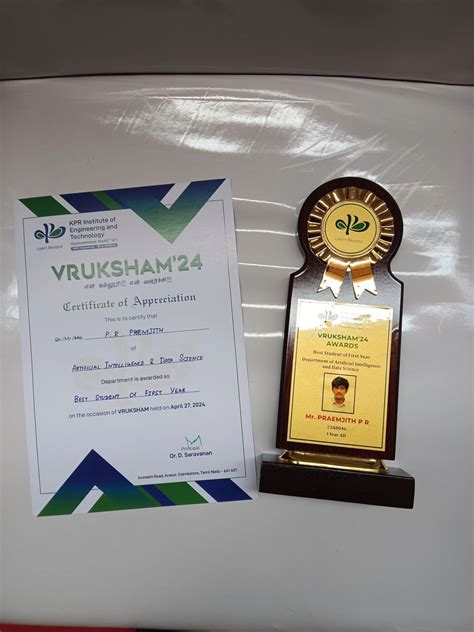 Gratitude Achievement Mentorship Praemjith P R