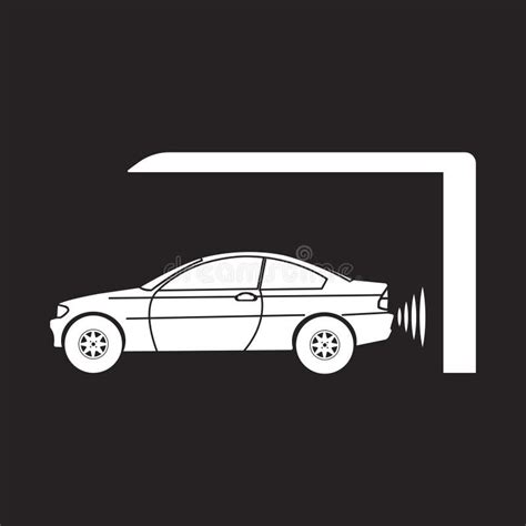 Car Parking Sensor Signal Icon Stock Illustration Illustration Of Technology Autonomous Car Parking Sensor Signal Icon Stock Illustration Illustration Of Technology Autonomous