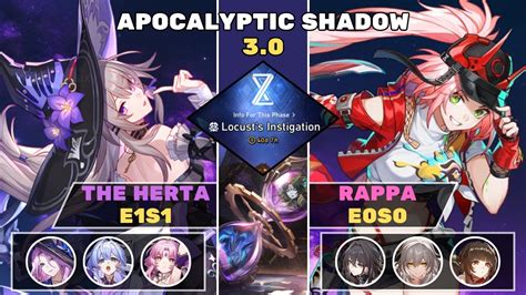 The Herta E1s1 X Jade E0s0 Rappa E0s0 Superbreak New Apocalyptic Shadow 3 0 Honkai Star