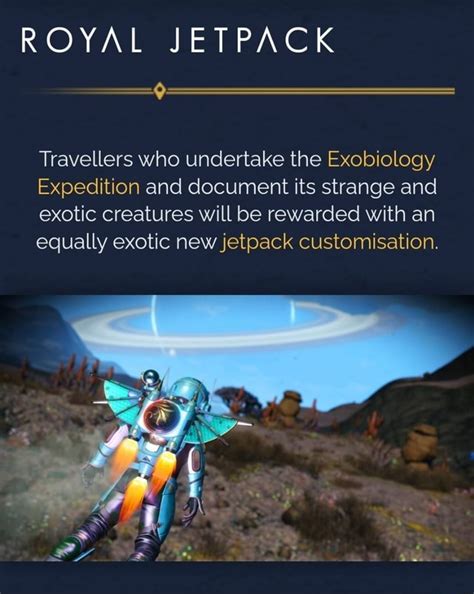 Royal Jetpack Travellers Who Undertake The Exobiology Expedition And